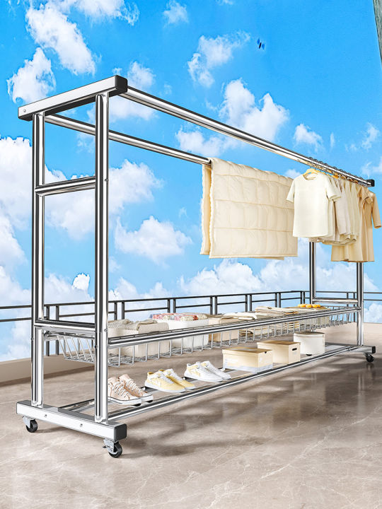 JIAJIESHI | Heavy-Duty Outdoor Clothes Drying Rack | Lazada PH