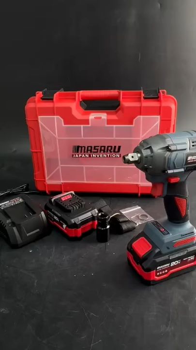 MASARU บล็อกแบตเตอรี่ไร้สาย 20V รุ่น SCDW-130 บล็อคไฟฟ้าไร้สาย 500nm 1/2นิ้ว มอเตอร์ Brushless ...