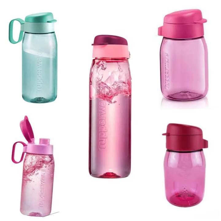 Tupperware H2GO Tumbler Water Bottle 550ml/750ml Red/Purple/Green/Pink ...