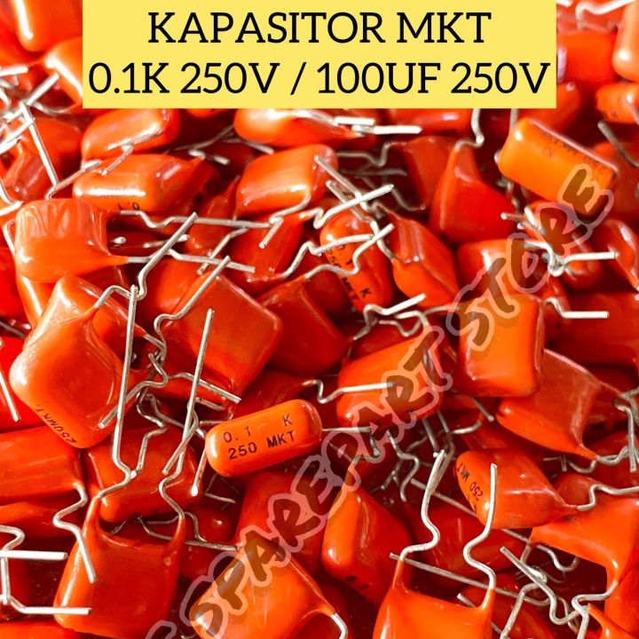 KAPASITOR MKT 0.1K 250V / 100UF 250V | Lazada Indonesia