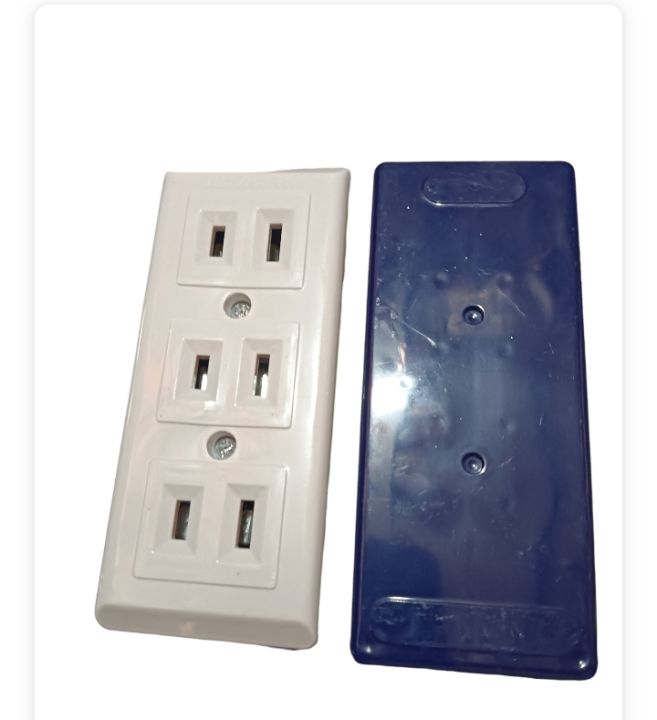 Electrical Socket 2 gang & 3 gang outlet for electrical use. | Lazada PH