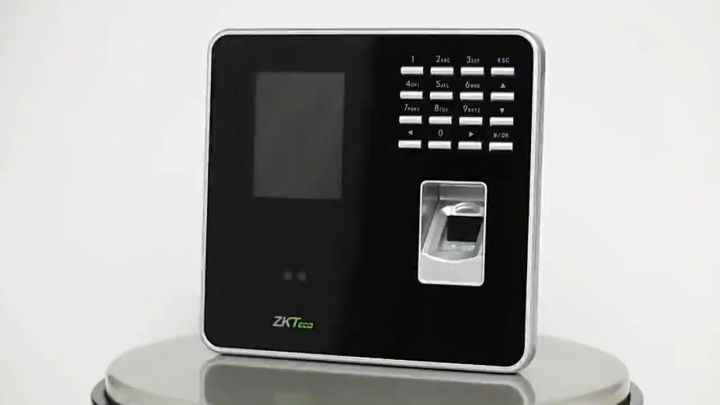 ZKTeco Biometrics Face Recognition Fingerprint Time Card Attendance ...