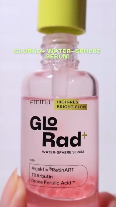 EMINA Glo Rad+ SERIES Cleanser 100ml | Serum 20ml | Eye Wake Up Roller ...