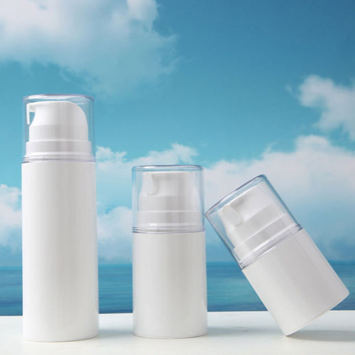 1Pcs 30/50/100ml Portable Travel Empty Airless Pump Jar Cream Dispenser ...