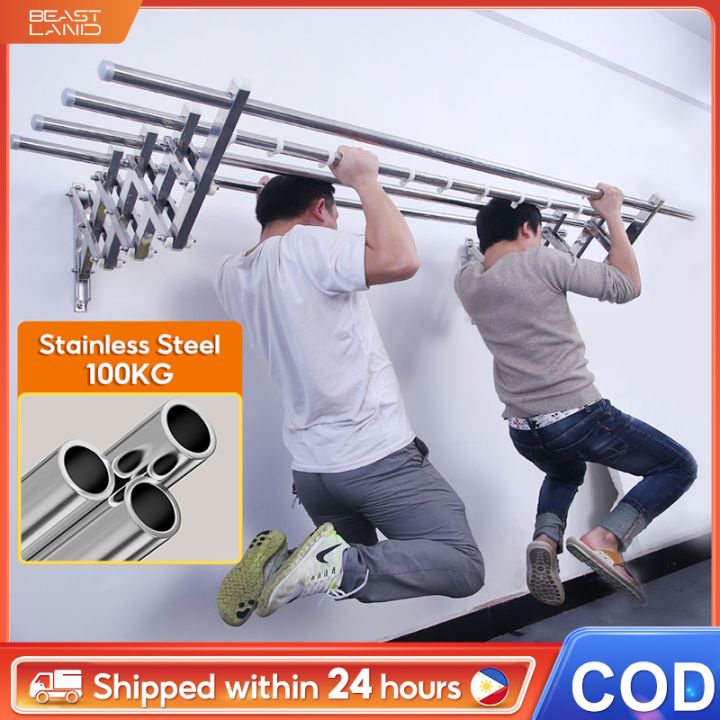 BEASTLAND Sampayan Drying Rack Stainless Adjustable Wall Mounted ...