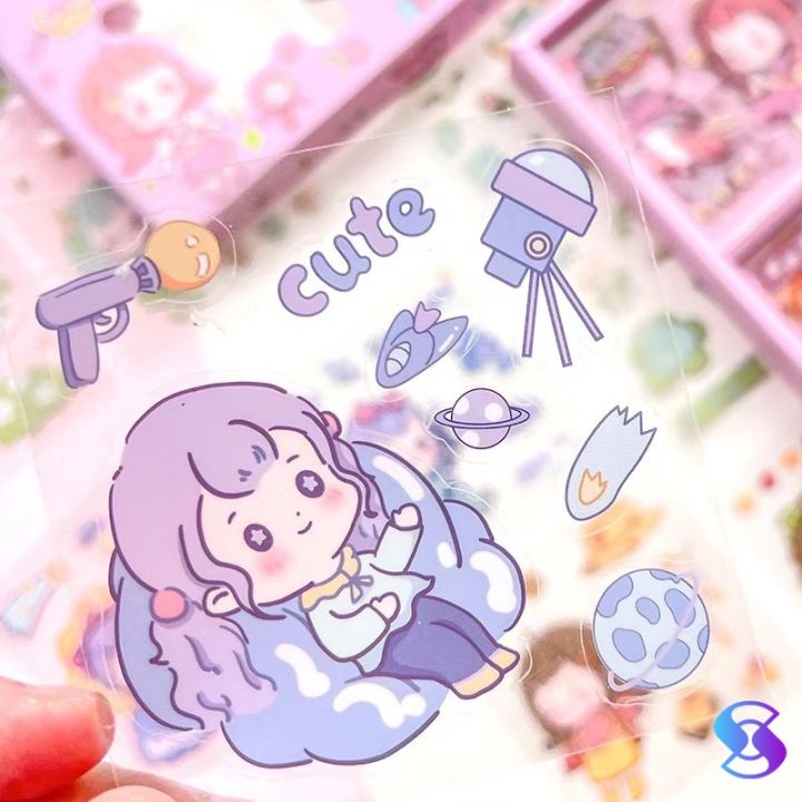 STICKER ANAK AESTHETIC (ZODIAC) MODEL KARTUN KOREA MANIS IMUT LUCU ...