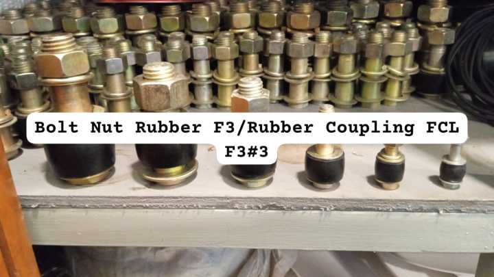 Bolt Nut Rubber F3/Rubber Coupling FCL F3#3 | Lazada Indonesia