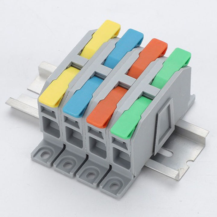 Push-in quick Terminal Block Distribution box DIN rail type terminal ...