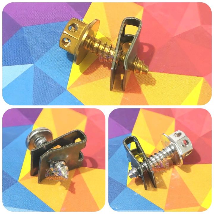 Heng CNC Stainless Steel Flower Fairing Bolt Screw 4x16 with Body Clips ...