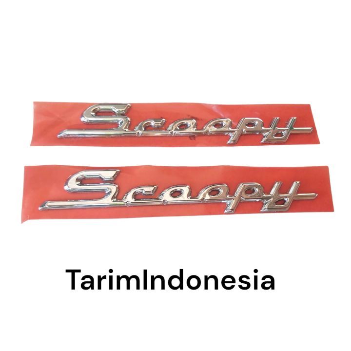 Emblem scoopy / Logo scoopy / Honda scoopy 2013 2014 2015 | Lazada ...