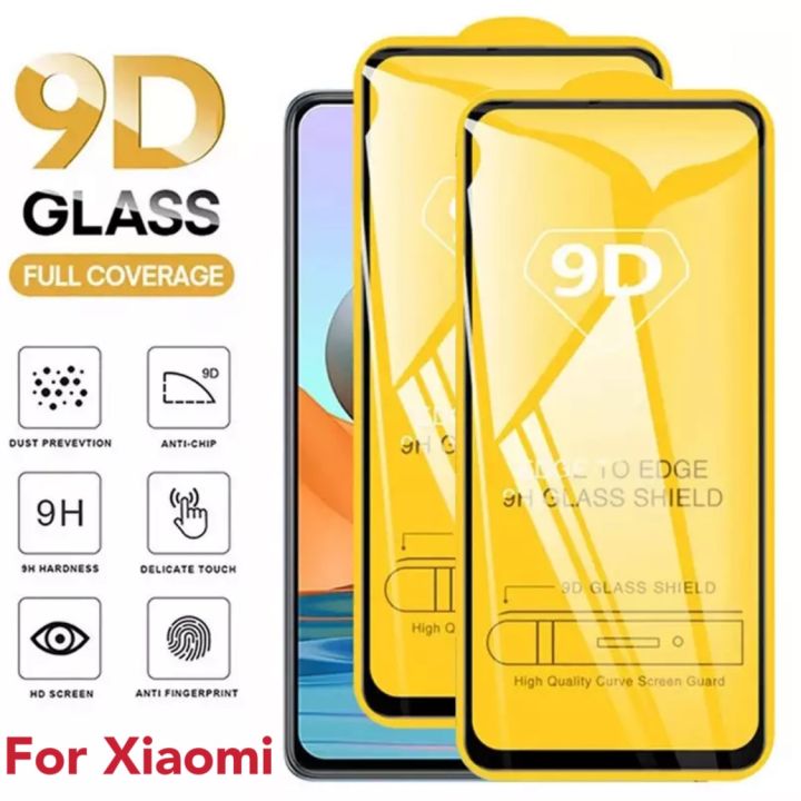 2Pcs 9D Tempered Glass for Xiaomi Poco X3 Pro NFC F3 M3 C3 M4 X4 Pro A1 ...