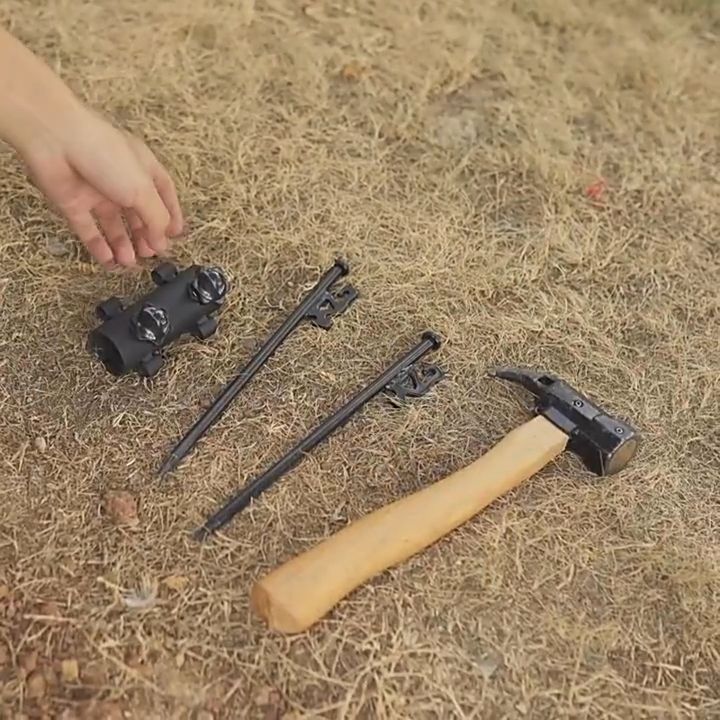 2pcs Tent Pole Stabilizer Adjustable Camping Fixture Outdoor Tent