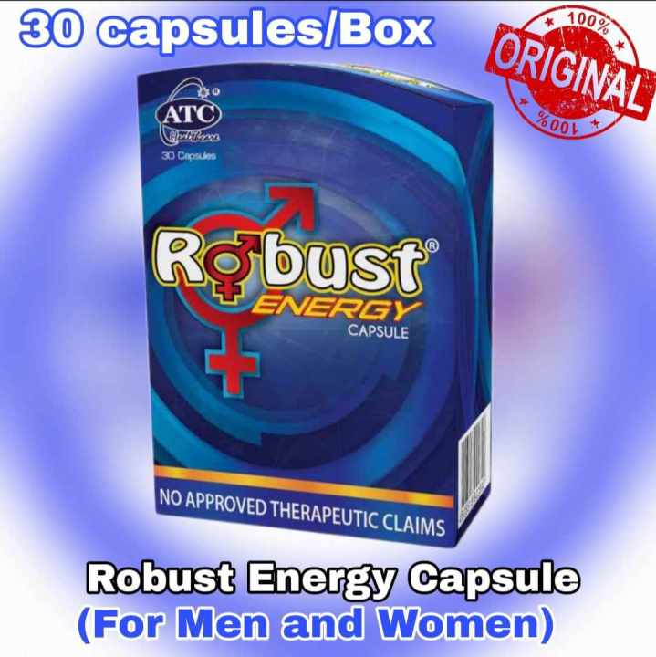 Robust Energy Supplement (For Men and Women)30 capsules/Box | Lazada PH