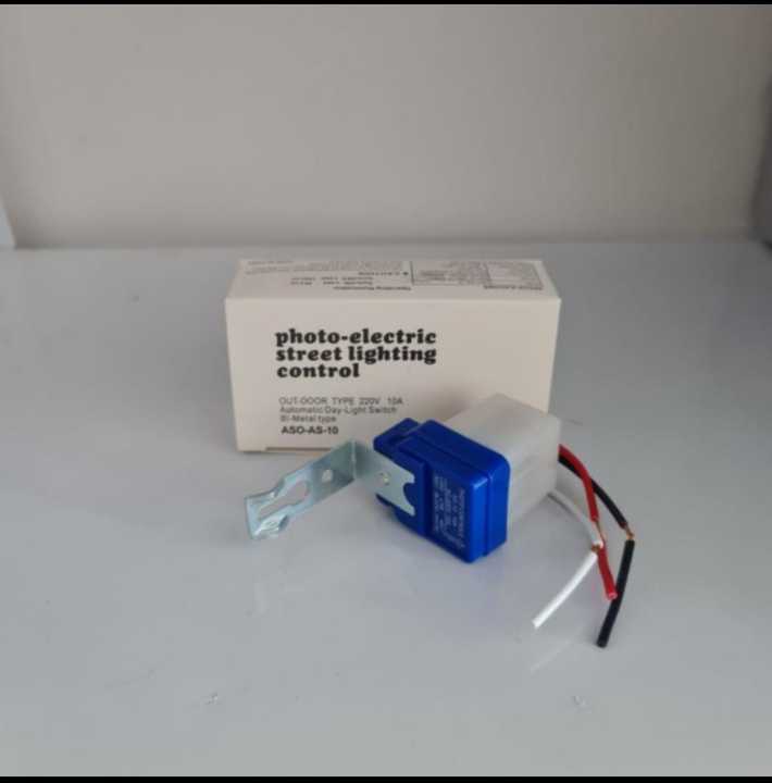 Photocell AS-10A AC 220V 2200WATT/Saklar otomatis sensor cahaya photo ...