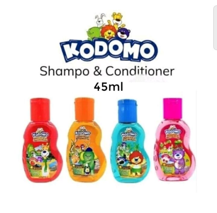(12pcs) KODOMO 2in1 Shampoo & Conditioner 45ml / KODOMO Shampoo & Conditioner kids / KODOMO ...