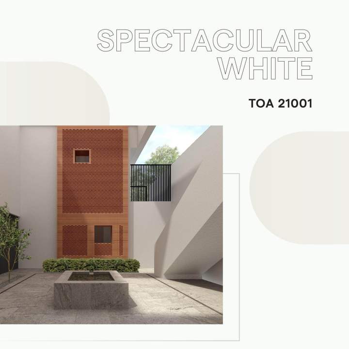 TOA 🔥ยอดนิยม🔥TOA เบอร์21001 Spectacular White สีโฟร์ซีซั่น ขนาด 3 ลิตร ...