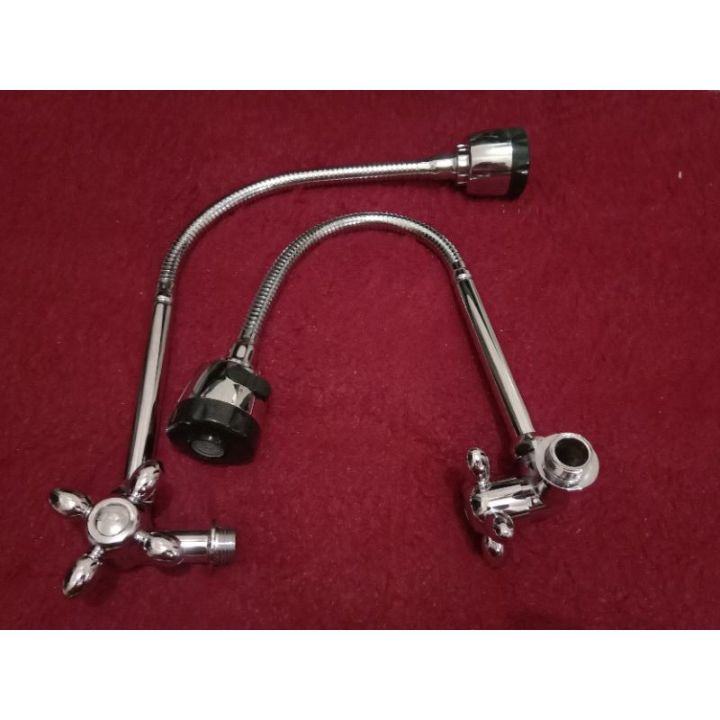 Kran Angsa Flexible Kepala Besar FLo / Kran Bak Cuci Piring | Lazada ...