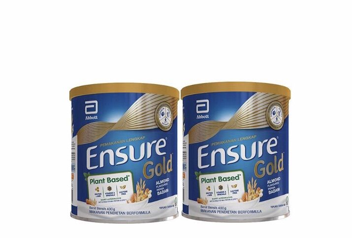 ENSURE GOLD (HMB) PLANT BASED ALMOND 2X400G | Lazada