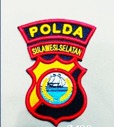 Bordir logo Polda Sulawesi Selatan / Logo POLDA Sulawesi Selatan ...