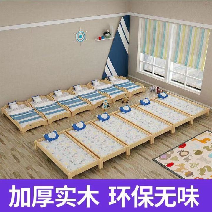 Kindergarten Nap Bunk Bed Bunk Bed Solid Wood Noon Break Upper and ...