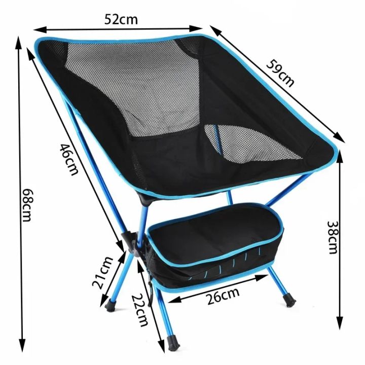 Portable Lazy Back Chair High-end Light Aluminum Alloy Folding Chair ...