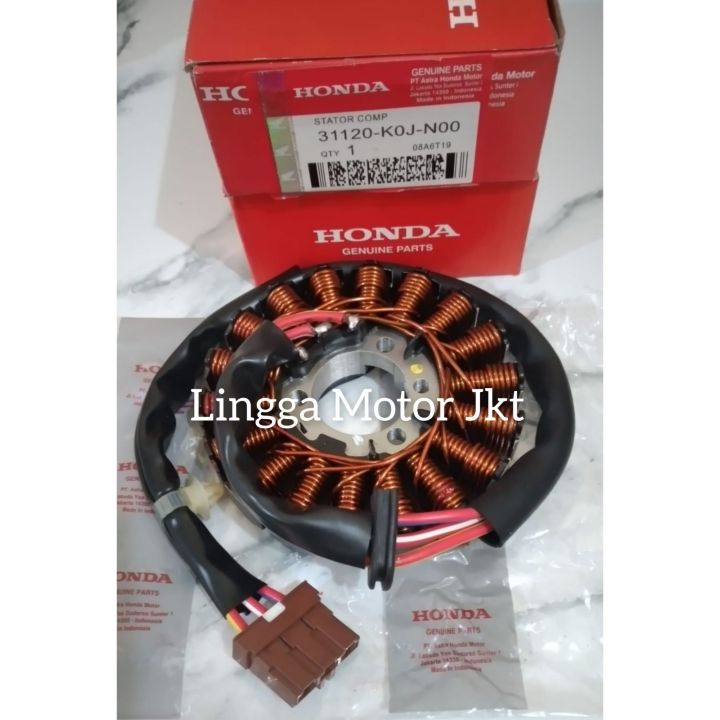 Spul Genio Tanpa Sensor CKP Stator Genio Beat New LED Scoopy 2021 ...