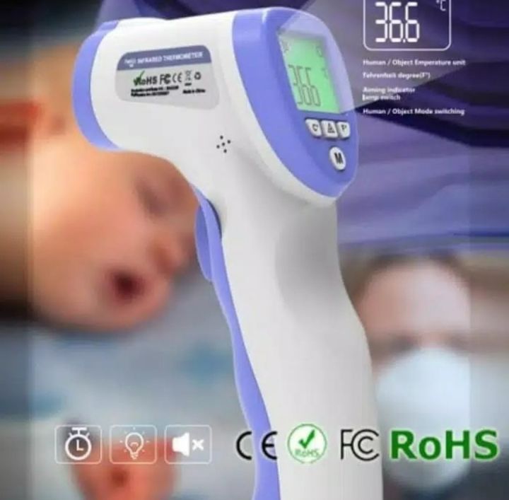 Thermogun Thermo Gun Digital Infrared | Lazada Indonesia