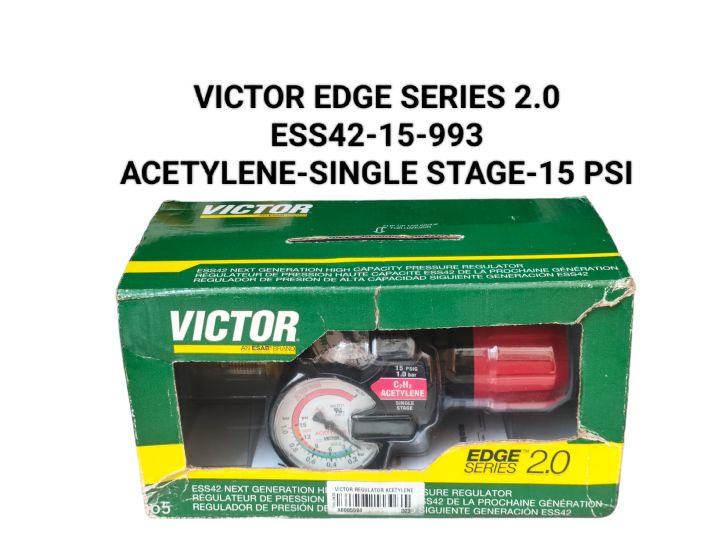 Regulator VICTOR EDGE SERIES 2.0 ESS42-15-993 ACETYLENE-SINGLE STAGE ...
