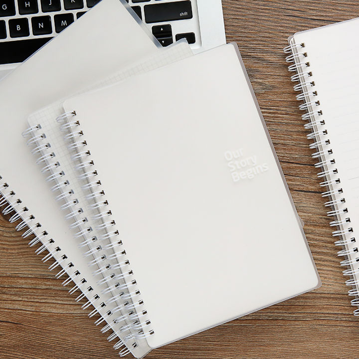 Let's Begin/Basic Style Flip up Coil Notebook Minimalist Business ...