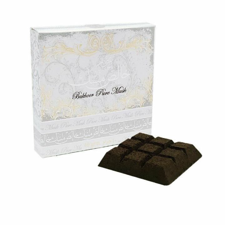 Bukhoor Pure Musk (40g powder cake) by Ard Al Zaafaran U.A.E Arabian ...