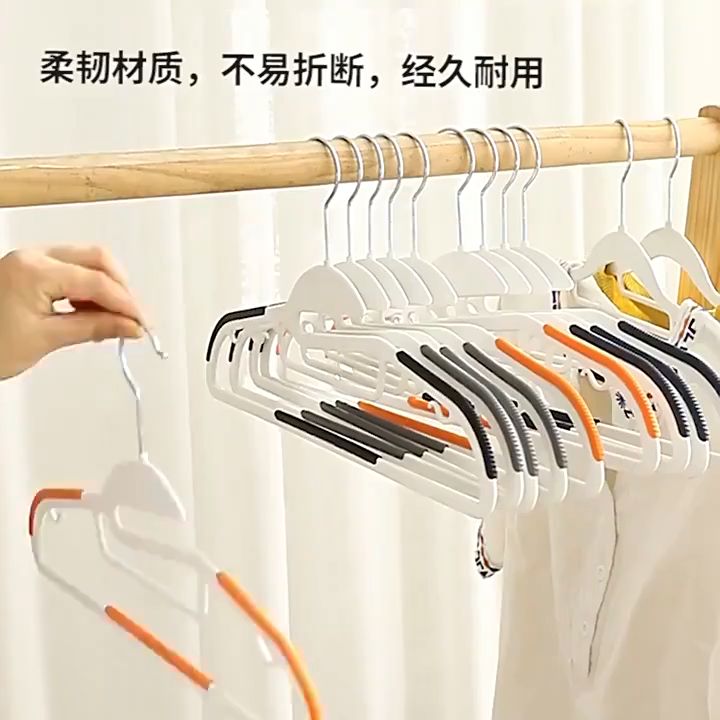 EUNICE Hangers For Clothes 10/30/50Pcs Penyangkut Pakaian Plastic Anti ...