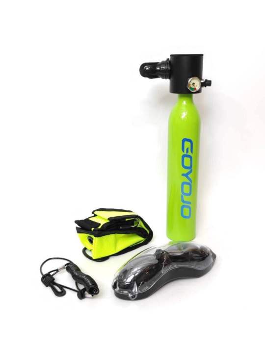 ถังออกซิเจนพกพา GOYOJO 0.5L Mini Tank Dive Scuba | Lazada.co.th