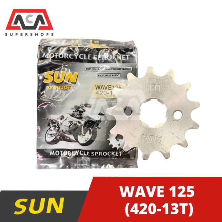 Sun Sprocket Wave 125(420) 13T / 14T / 15T | Lazada PH
