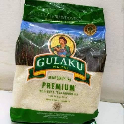 gula pasir gulaku premium 1kg 200 gram 500 gram 50kg 50 kg 1 dus 1 kg ...