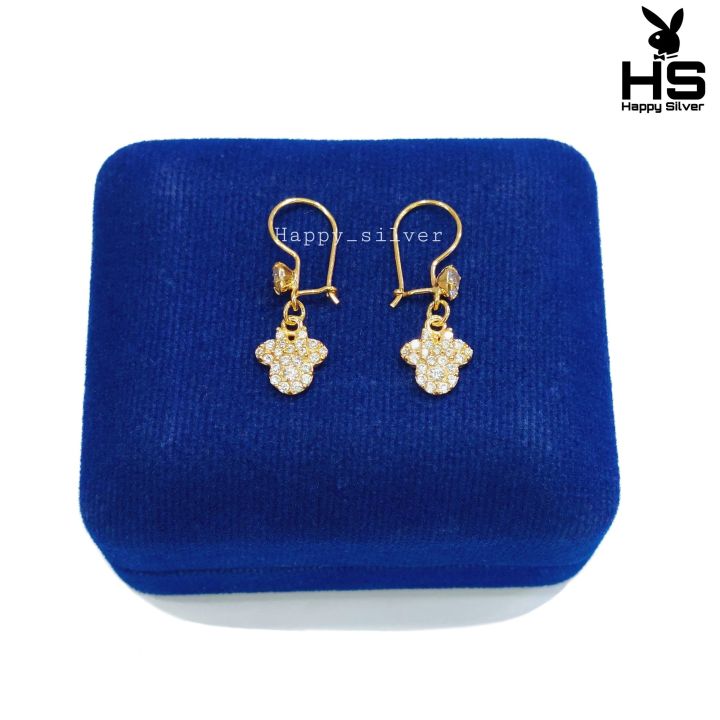 Anting Kait Perak Anak Asli Silver 925 Lapis Emas - Model Kait ...