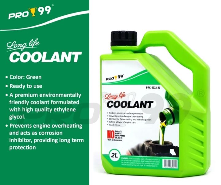 PRO99 LONG LIFE COOLANT 2L | Lazada PH