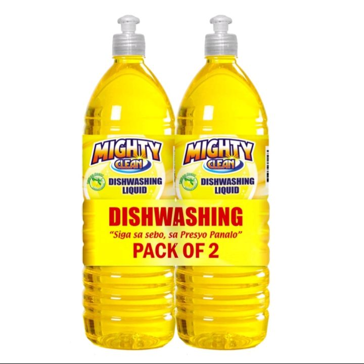 Mighty Clean Liquid Dishwashing Pack 2's 970mL | Lazada PH