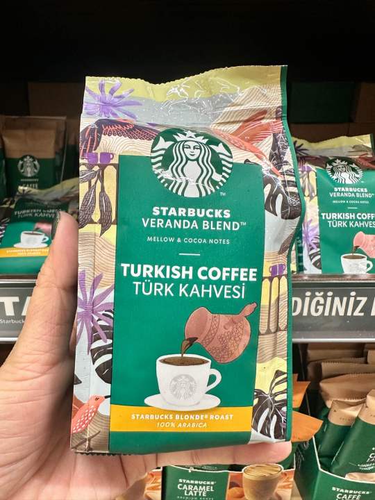 Starbucks Turkish Coffee 100 gr / กาแฟตุรกีคั่วบด สตาร์บั๊ค Exp. 07/ ...