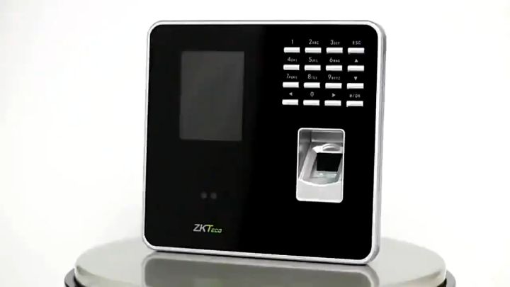 ZKTECO WiFi Biometric Face Recognition Fingerprint Time Attendance Machine Office Employee Time ...