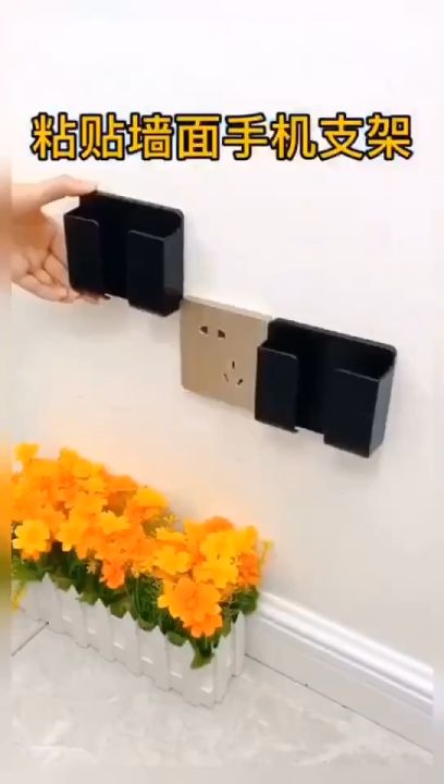 RAK HOLDER HP DINDING STAND HOLDER HANDPHONE GANTUNGAN TEMPEL TEMPAT ...