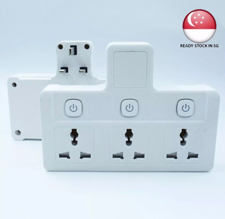 🚚 SG Ready Stock 🚚 Extension Cord, Wall Plug, Double Plug Adaptor, 3 ...