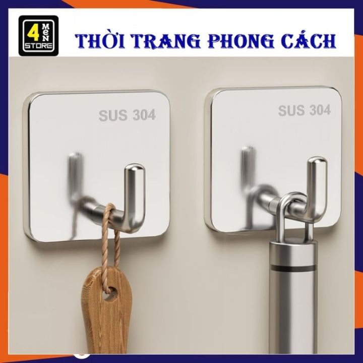 Móc Dán Tường Inox 304 Cao Cấp Chịu Lực Tốt - Móc INOX Dán Tường Treo ...