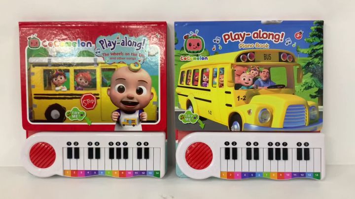 Cocomelon Piano Sound Book for Kids to Play & Sing Along Nursery Rhymes ...