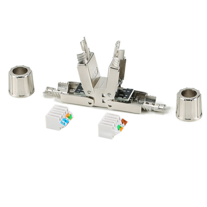 CAT6A CAT7 Network Cable Extender Adapter Ethernet RJ45 Converter Fully ...
