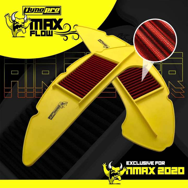 DYNO PRO MAX FLOW WASHABLE AIR FILTER FOR HONDA CLICK/BEAT/PCX/ADV 150 ...