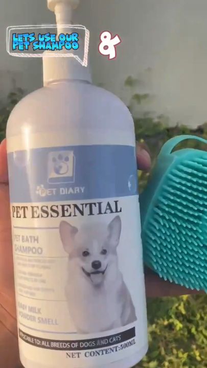 500ML Dog Shampoo Cat Shampoo with Conditioner Repellent Shampoo Long ...