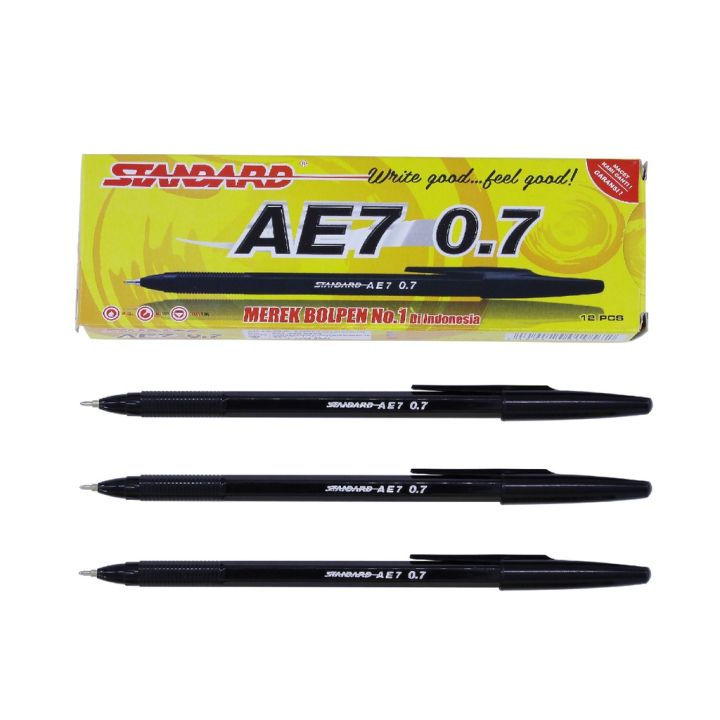 Standard Pen - AE7 0.7 Isi 12 pcs ( Pulpen, Pena, Ballpoint, Pen ) | Lazada Indonesia
