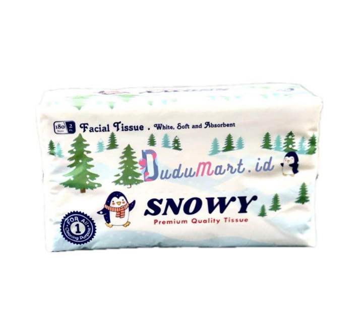 Tissue wajah snowy 180 sheets 2ply | Lazada Indonesia