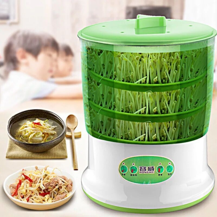 Household Bean Sprouts Machine 2-3 Layers Thermostat Green Vegetable ...