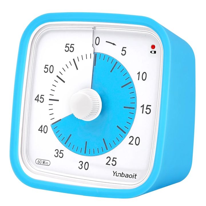 Yunbaoit Upgraded Visual Timer with Protective Case, 60 Minute Silent ... Yunbaoit Upgraded Visual Timer with Protective Case, 60 Minute Silent ...